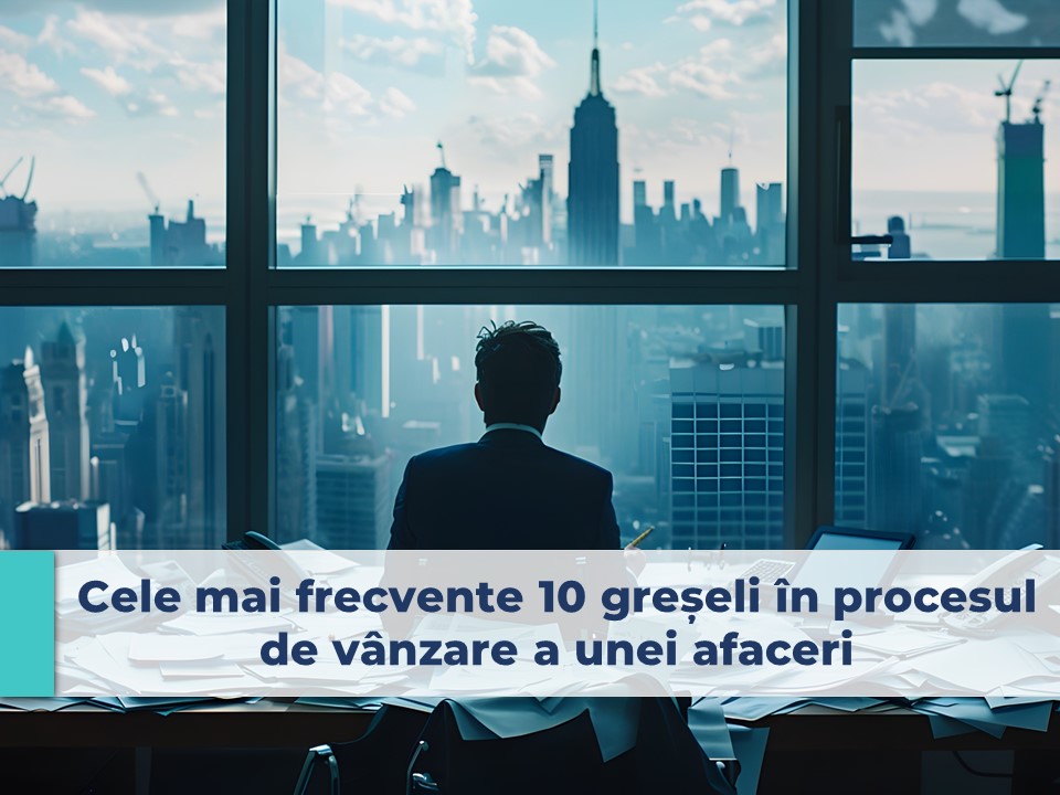 Cele mai frecvente 10 greșeli în procesul de vânzare a unei afaceri ...