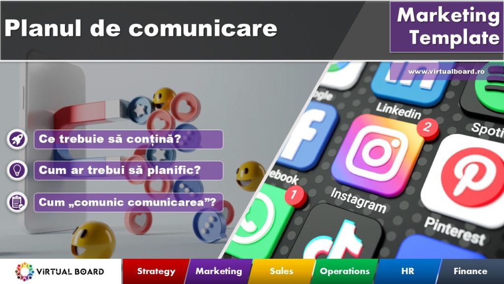 Planul de comunicare - VirtualBoard